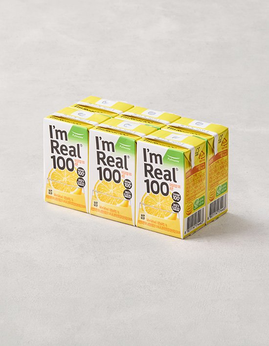 [풀무원] 아임리얼100 레몬 (140mL X 6개) - 마켓컬리